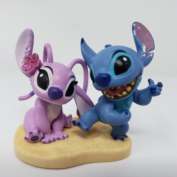 Toys | Disney Lilo Stitch With Angel Pvc Figure Flaw Minor Wear On Ear ...